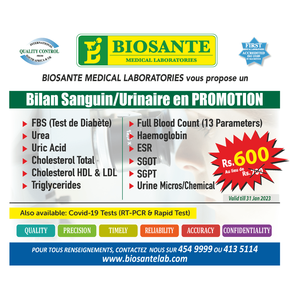 BIOSANTE Medical Laboratories Mauritius – Official site